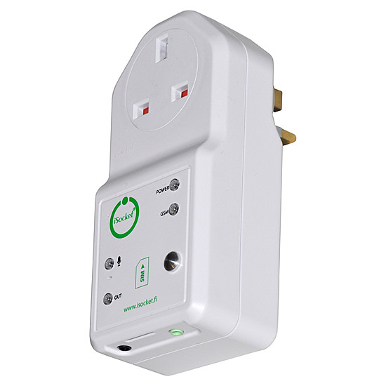 iSocket GSM 706 - gsm power socket with gsm thermostat, for remote gsm ...